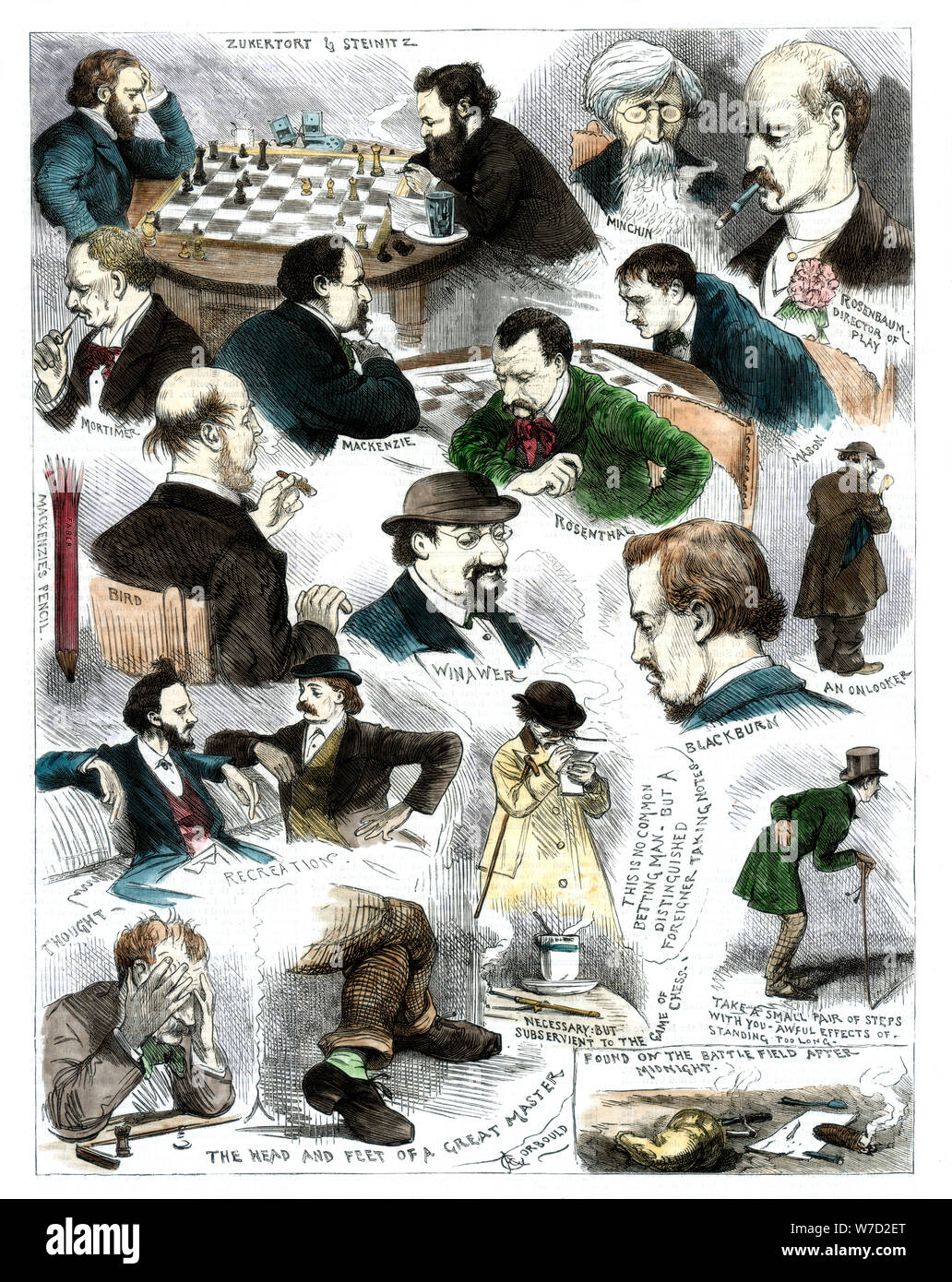 19th century chess tournament hi-res stock photography and images - Alamy