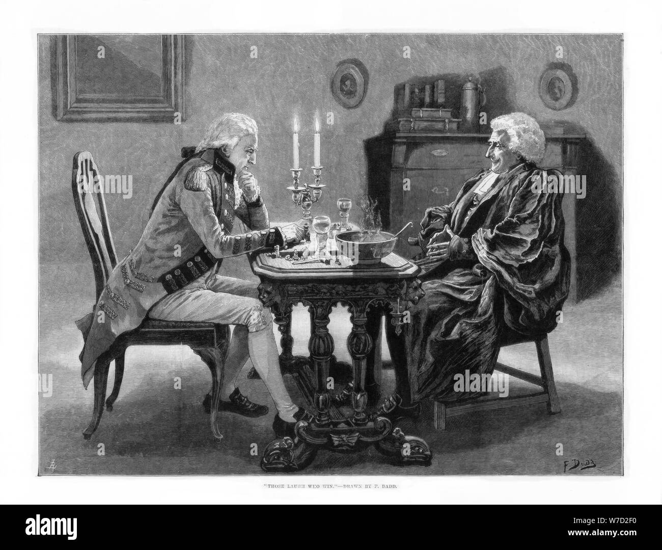 'Those Laugh Who Win', 1885.Artist: Frank Dadd Stock Photo - Alamy