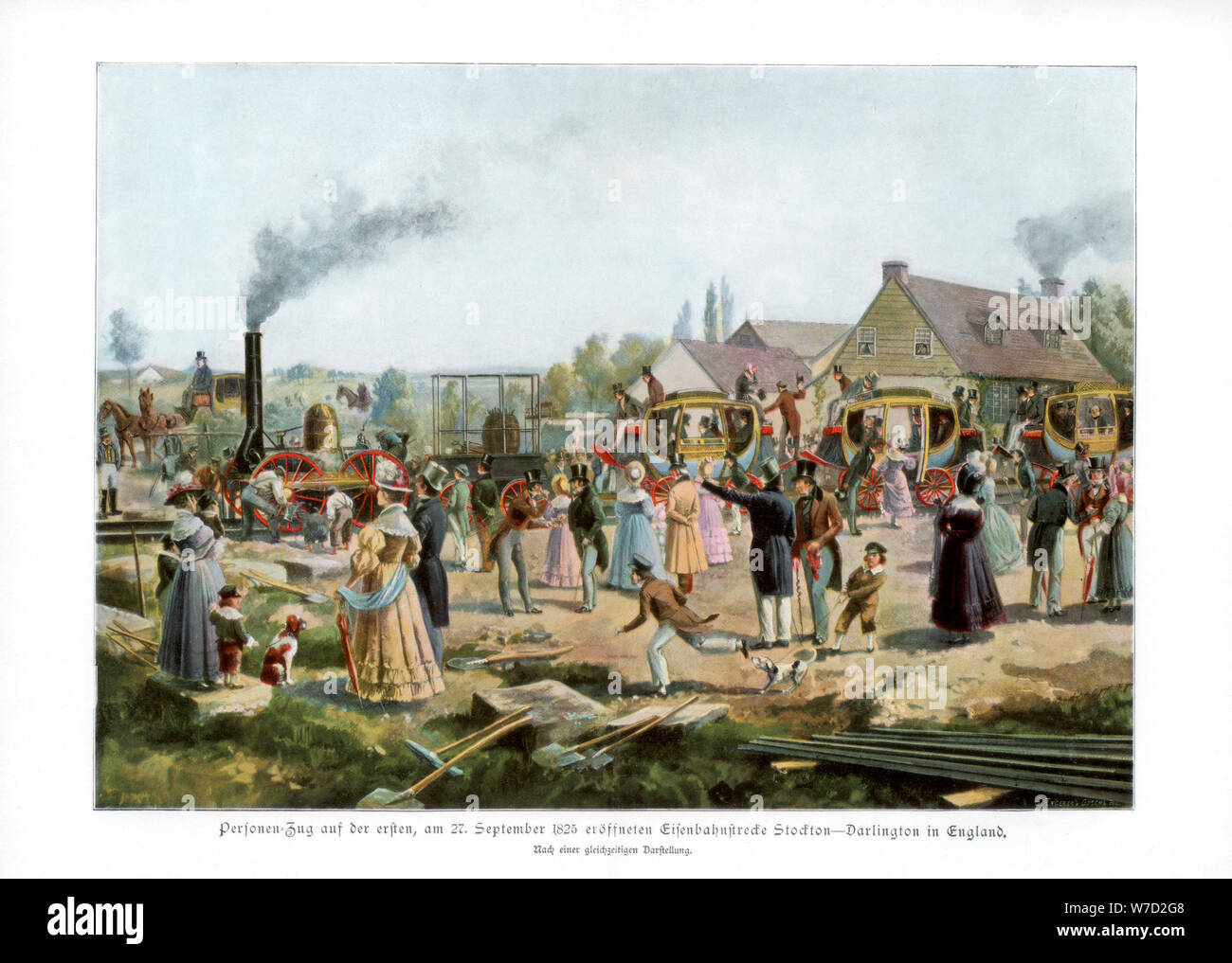 1825 railway steam locomotive hi-res stock photography and images - Alamy