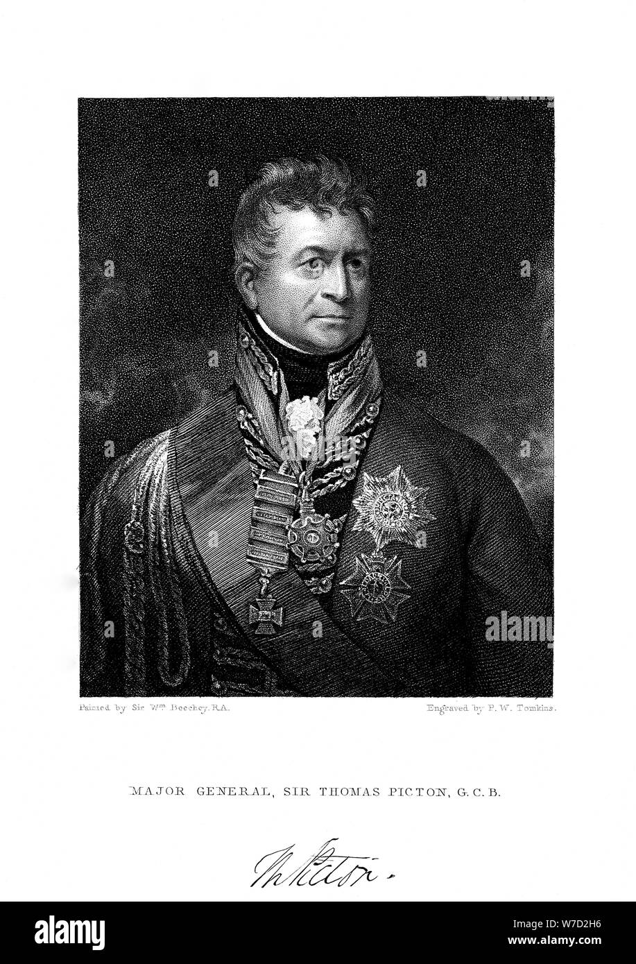 Lieutenant general sir thomas picton hi-res stock photography and ...