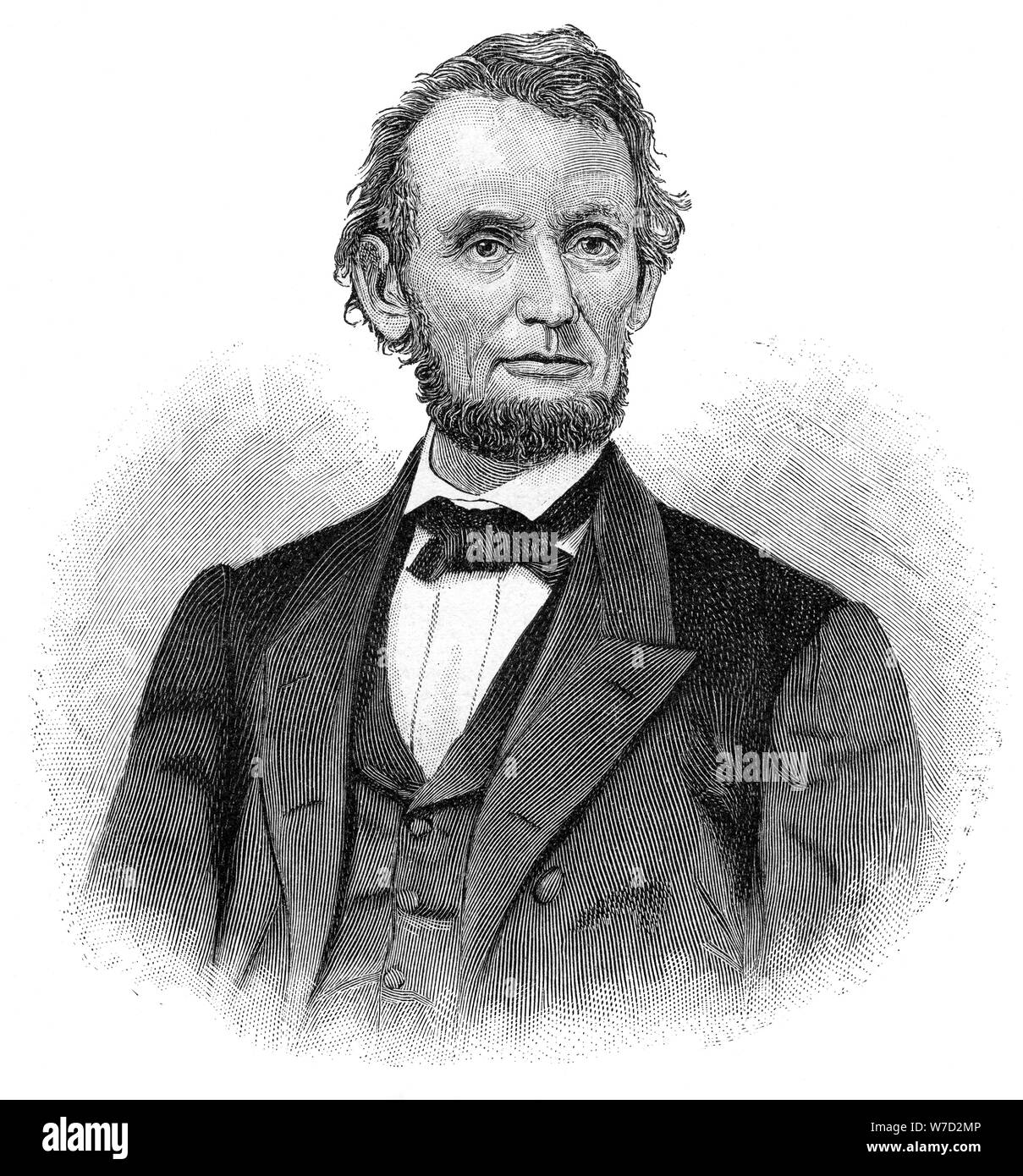 Abraham lincoln 16th president usa Black and White Stock Photos ...