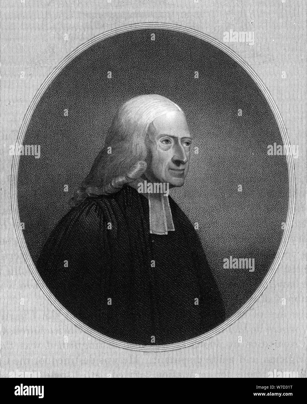 John Wesley, 18th century English non-conformist preacher, (1836 ...