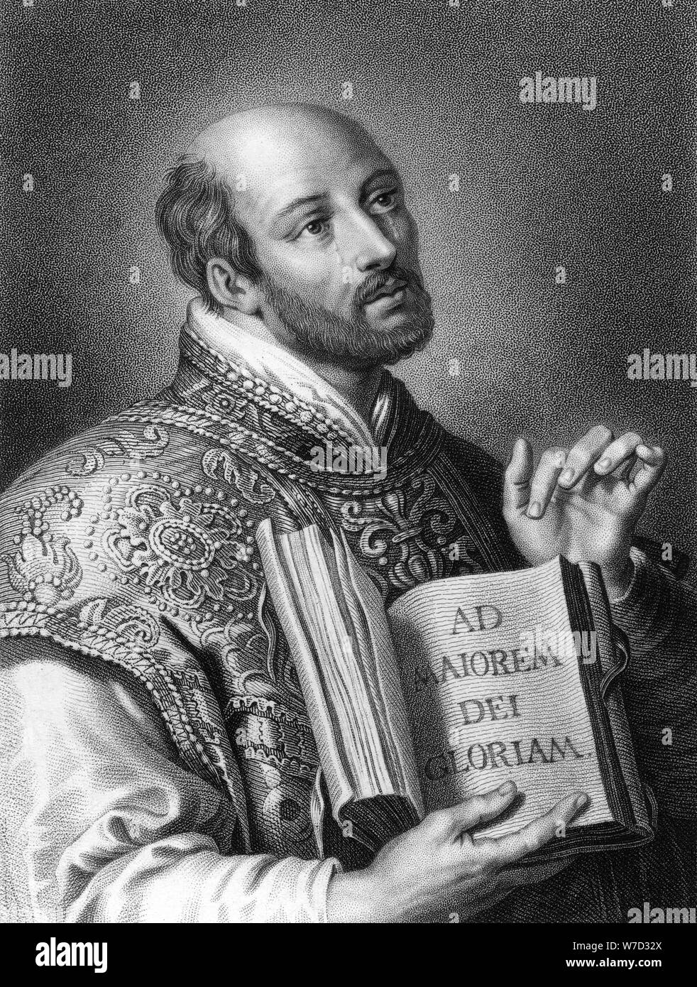 St Ignatius of Loyola, 16th century Spanish soldier and founder of the ...