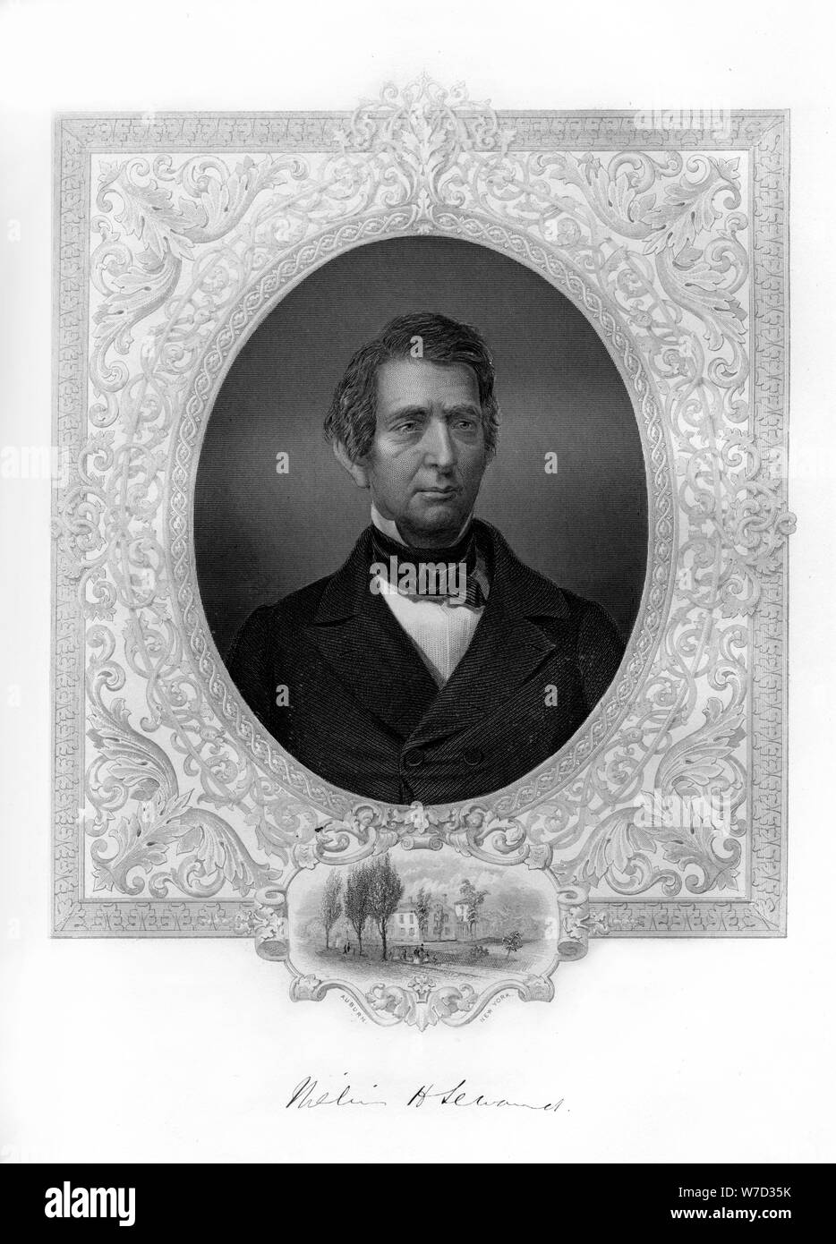 William Henry Seward, US Secretary of State under Lincoln and Johnson ...