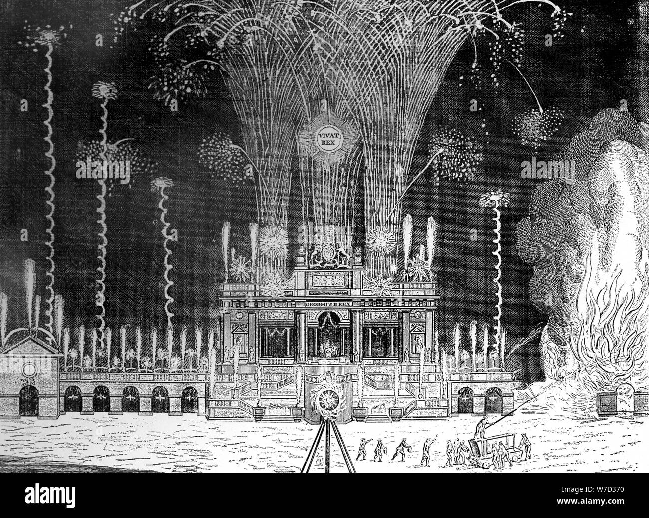 18th century fireworks hi-res stock photography and images - Alamy