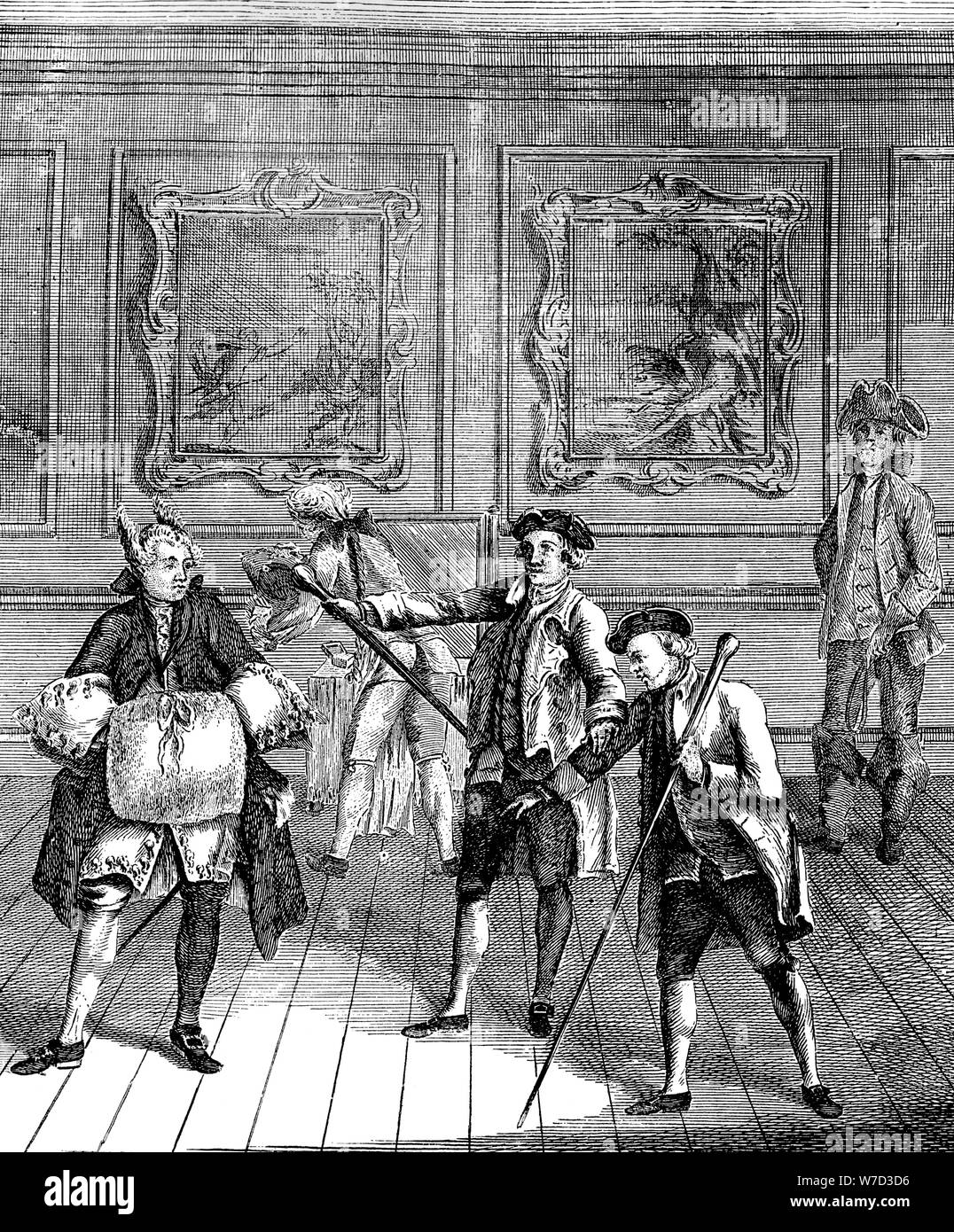 'The Buck Metamorphosed...', 1754.Artist: G Smith Stock Photo - Alamy