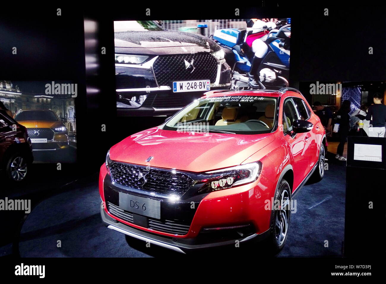 A Citroen DS 6 SUV is on display during the Wuhan Motor Show 2017 in ...
