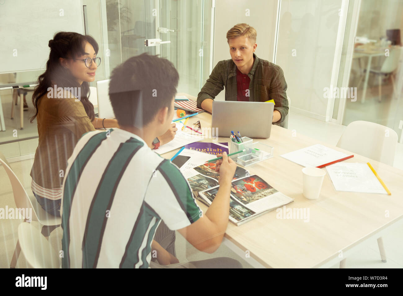 Getting acquainted hi-res stock photography and images - Alamy