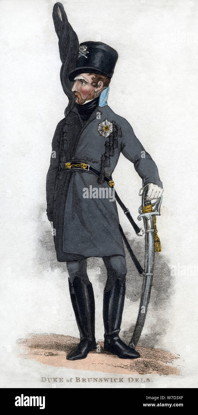 'Duke of Brunswick Oels', 1810.Artist: J Chapman Stock Photo - Alamy