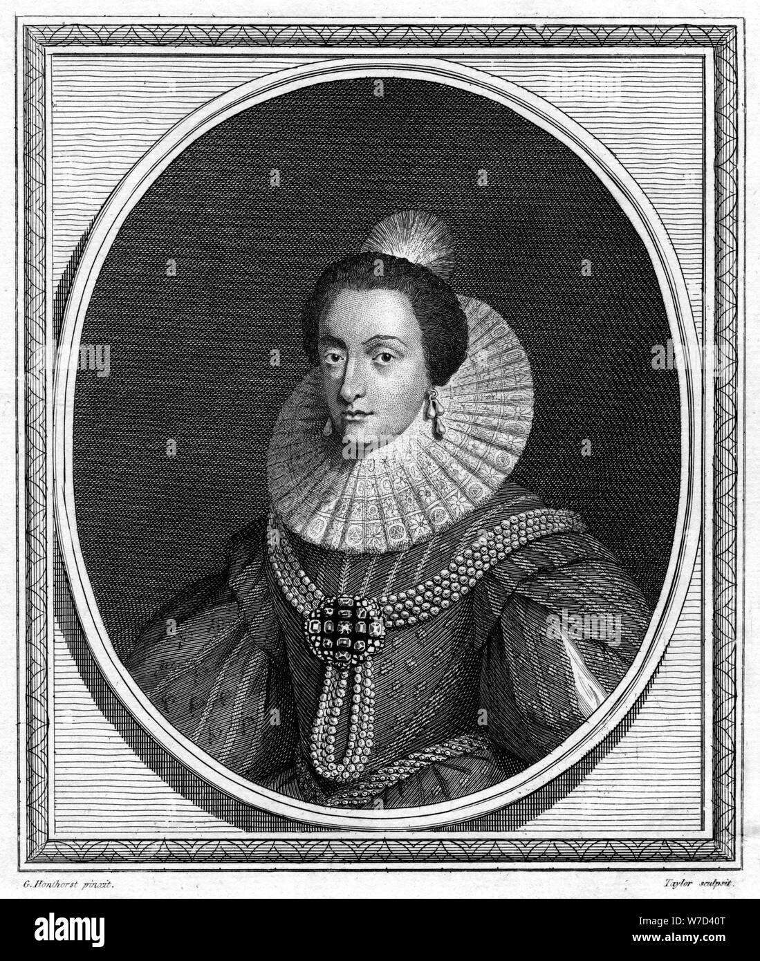 Elizabeth Stuart (1596-1662) Electress Of The Palatinate And Briefly ...