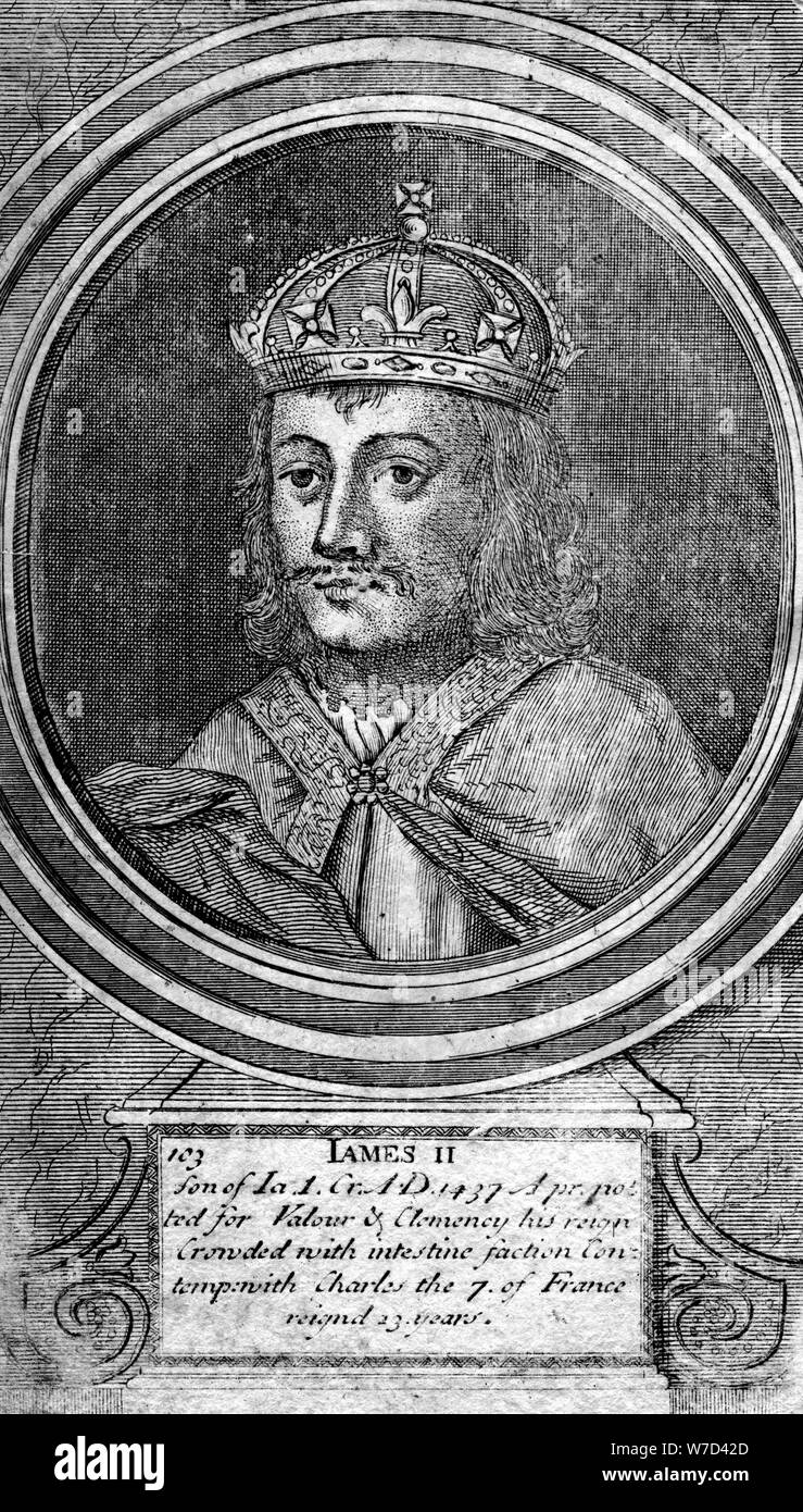 James II of Scotland. Artist: Unknown Stock Photo - Alamy