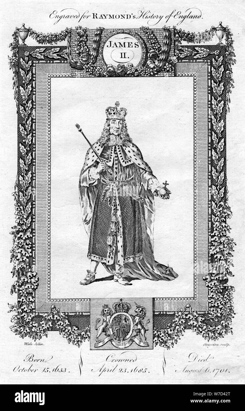 James ii england coat of arms hi-res stock photography and images - Alamy