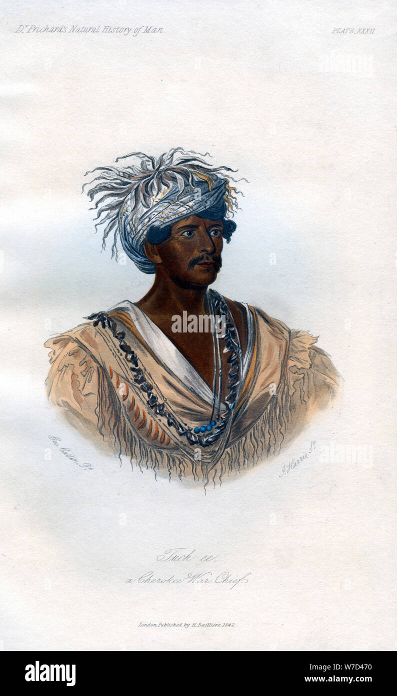 Cherokee indian man hi-res stock photography and images - Alamy