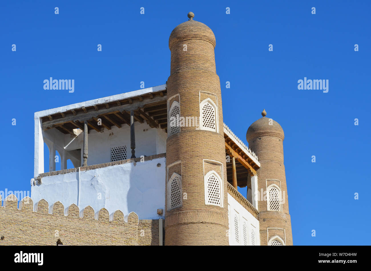The Ark Fortress in Bukhara, Uzbekistan Stock Photo - Alamy