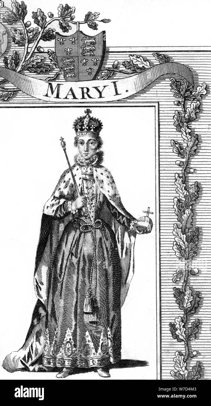 Portrait of mary i of england Black and White Stock Photos & Images - Alamy