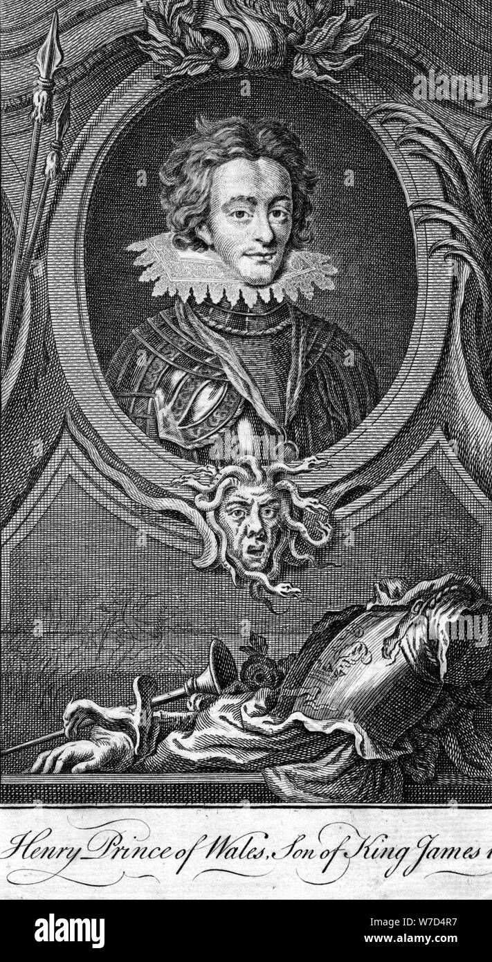 Henry frederick, prince of wales Black and White Stock Photos & Images ...