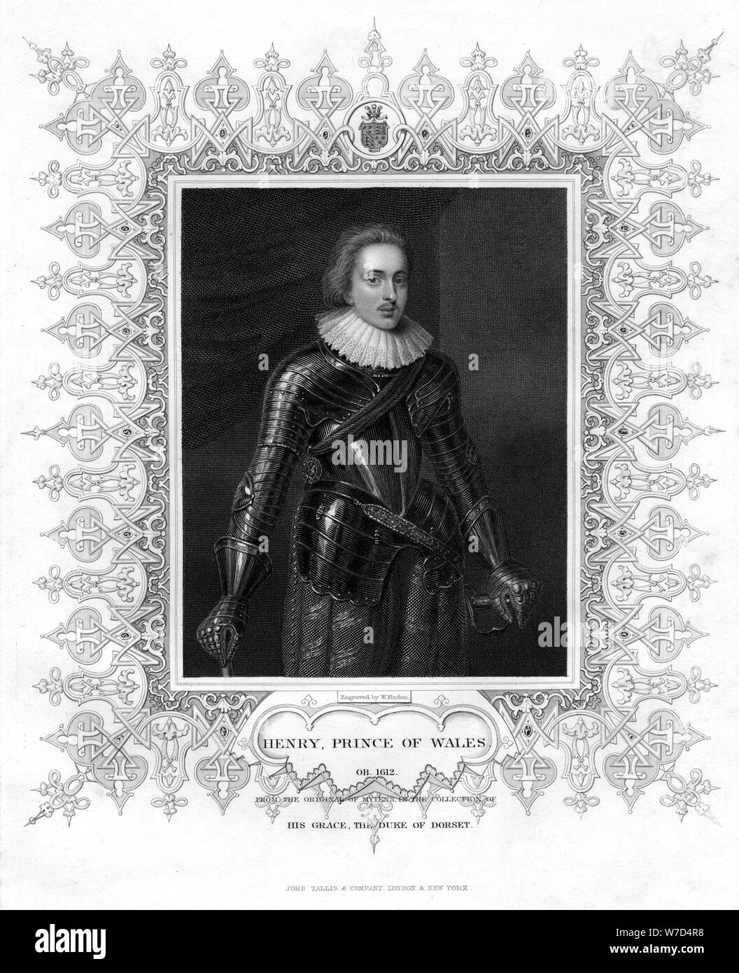 Henry Frederick Stuart, Prince of Wales, (19th century).Artist: William ...