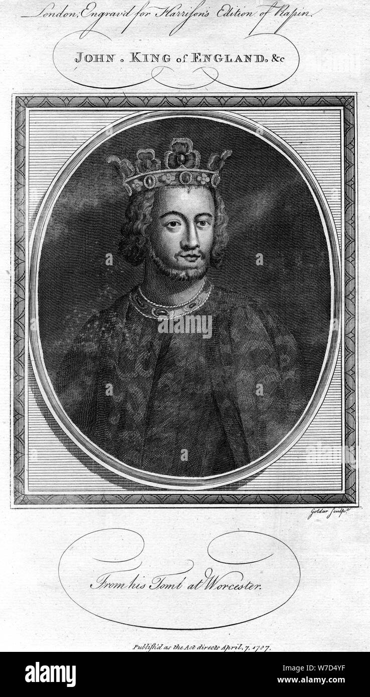 King john of england hi-res stock photography and images - Alamy