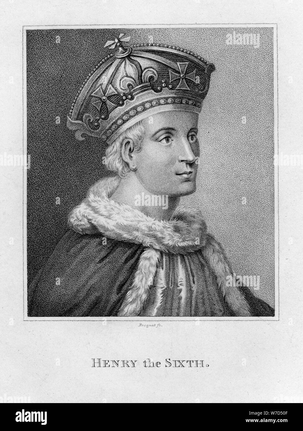 Henry VI of England, (1806).Artist: Bocquet Stock Photo - Alamy