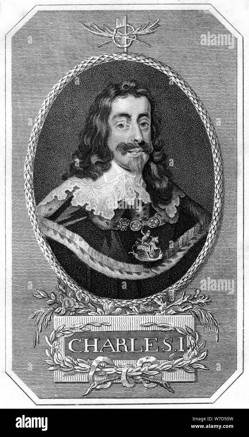 Charles I of England. Artist: Unknown Stock Photo - Alamy