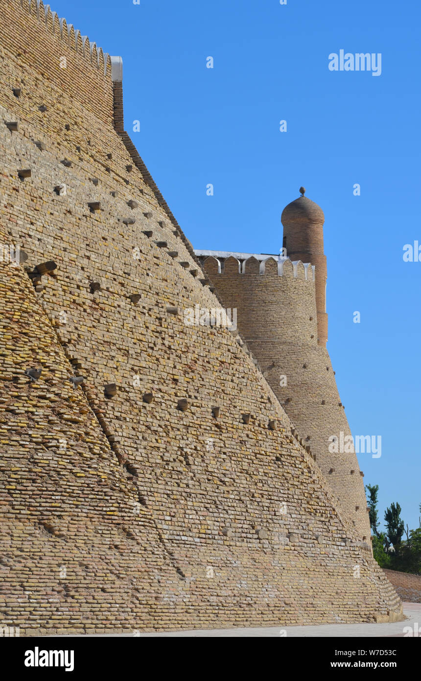 The Ark Fortress in Bukhara, Uzbekistan Stock Photo - Alamy