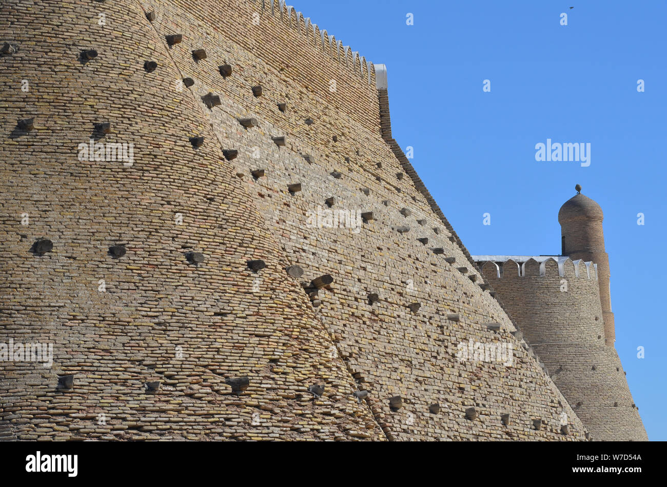 The Ark Fortress in Bukhara, Uzbekistan Stock Photo - Alamy