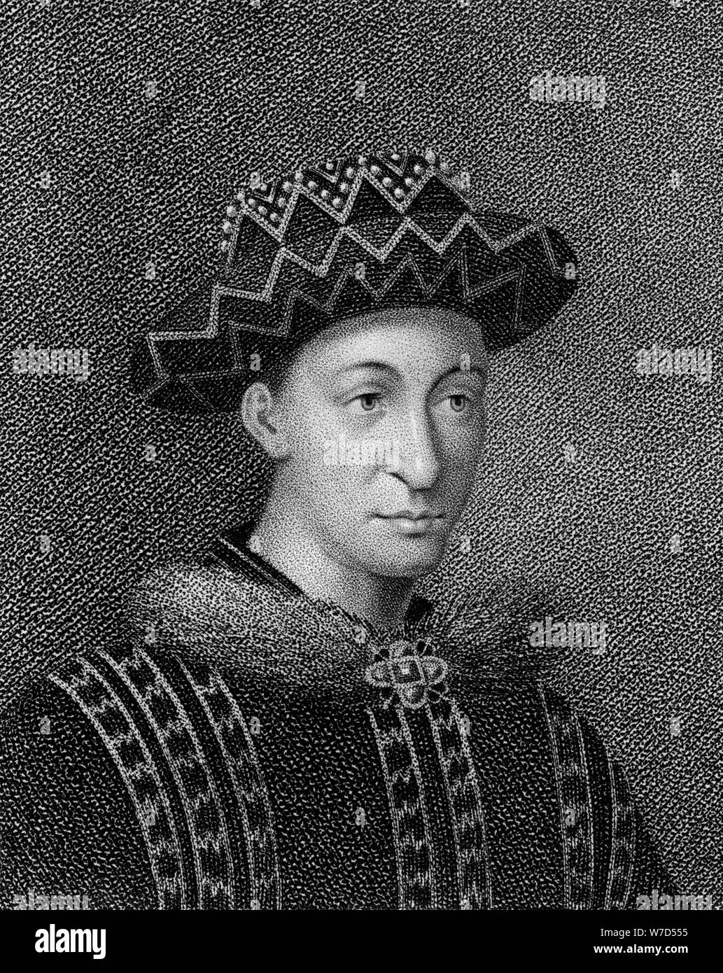 Charles VII, King of France.Artist: Ridley Stock Photo - Alamy