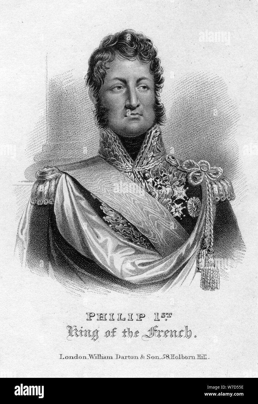 Louis Philippe I, King of France. Artist: Unknown Stock Photo - Alamy