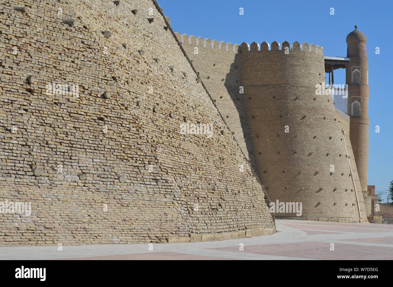 The Ark Fortress in Bukhara, Uzbekistan Stock Photo - Alamy