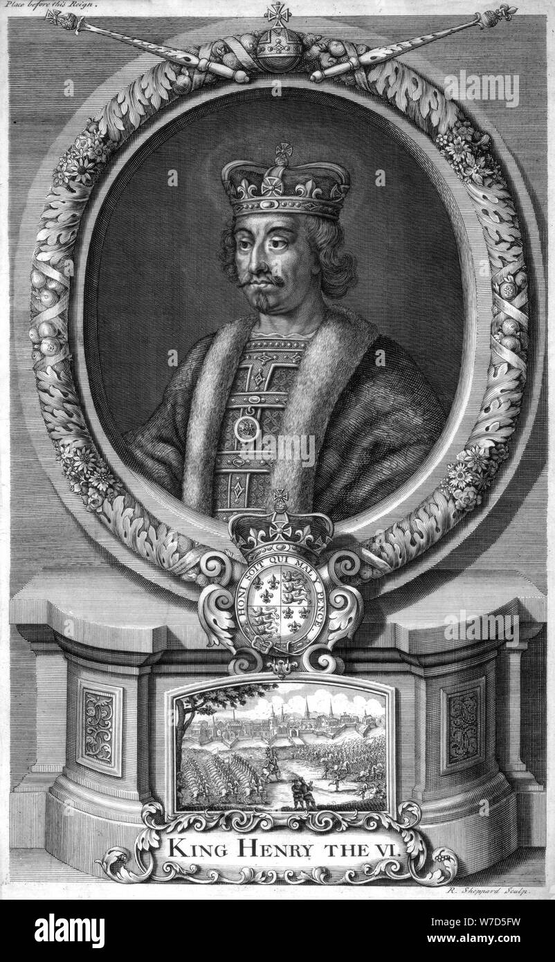 Henry VI, King of England.Artist: R Sheppard Stock Photo - Alamy
