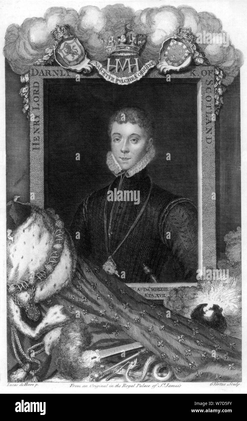 Henry Stewart, Lord Darnley, King Consort of Mary, Queen of Scots ...