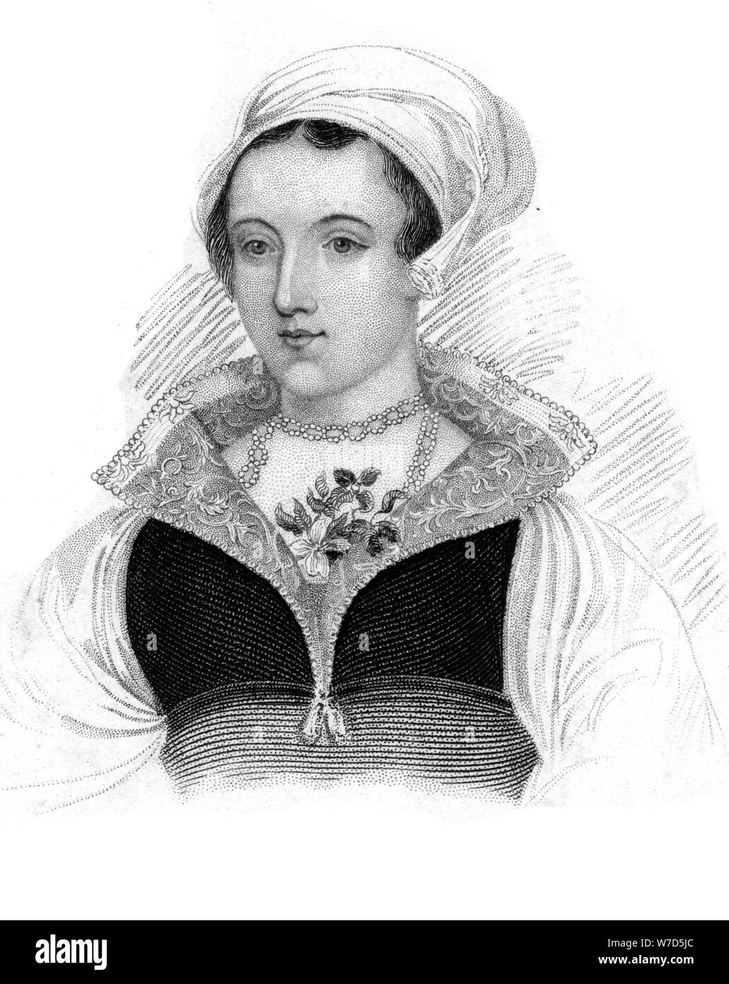 Lady Jane Grey, great-granddaughter of Henry VII of England. Artist ...