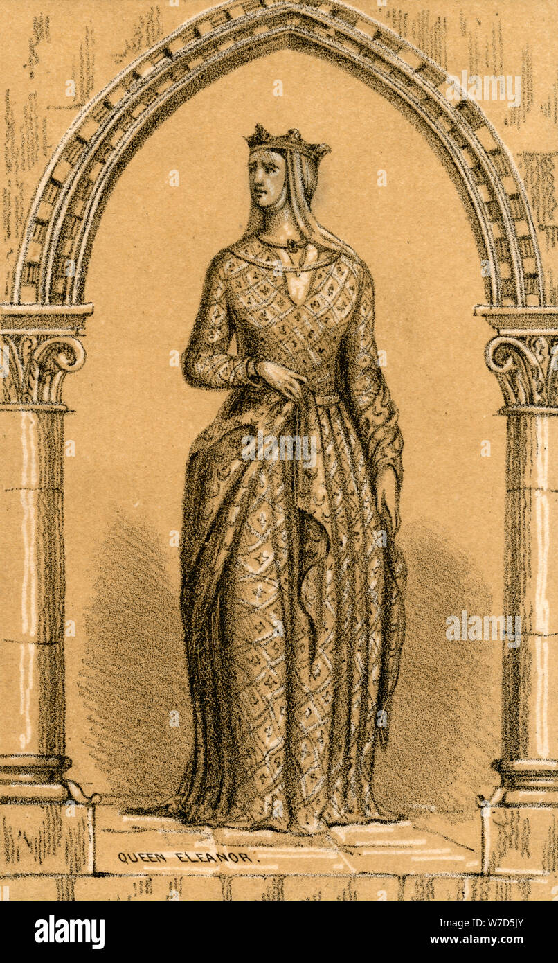 Queen Eleanor. Artist: Unknown Stock Photo - Alamy