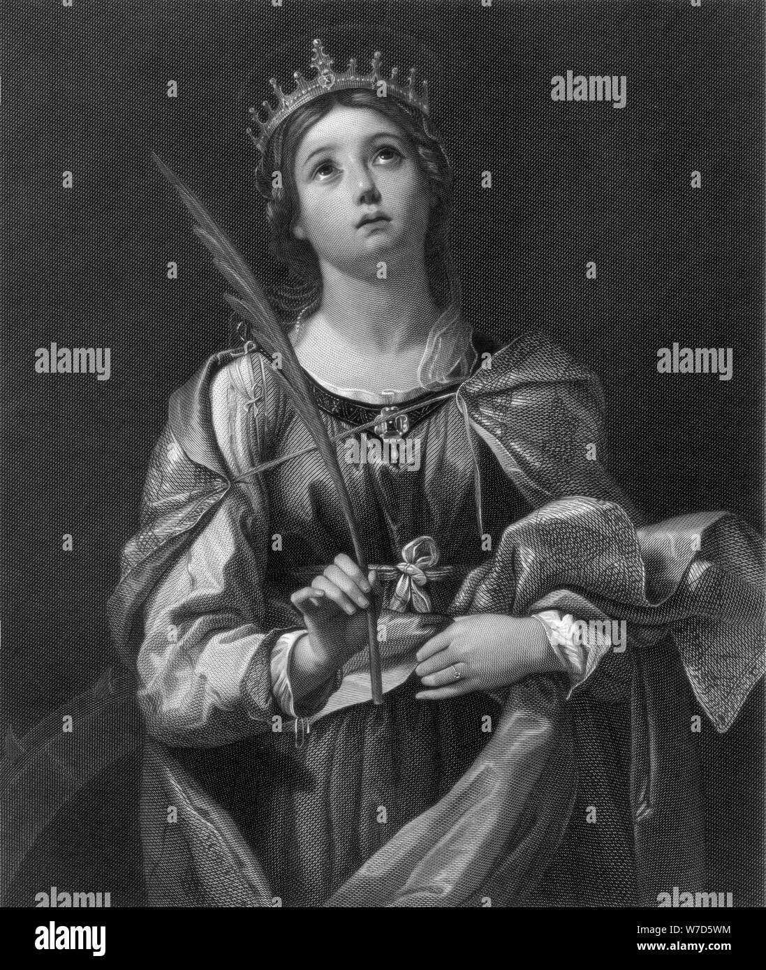 Saint catherine holding hi-res stock photography and images - Alamy