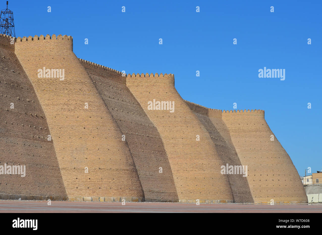The Ark Fortress in Bukhara, Uzbekistan Stock Photo - Alamy