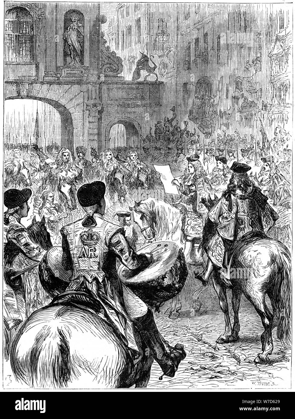 Royal proclamation king engraving hi-res stock photography and images ...