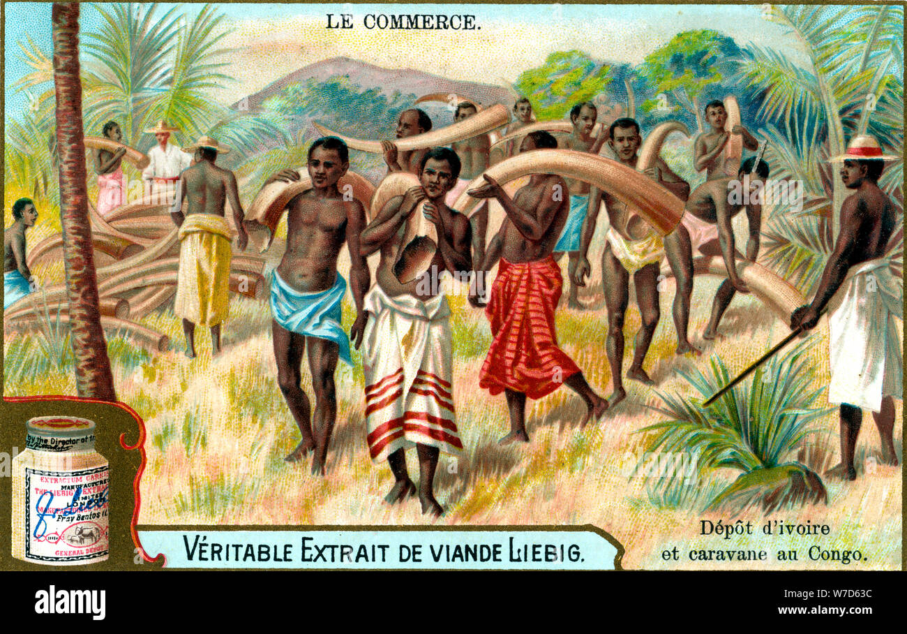 Advertisement for Liebig meat extract, French, c 1900. Artist: Unknown ...