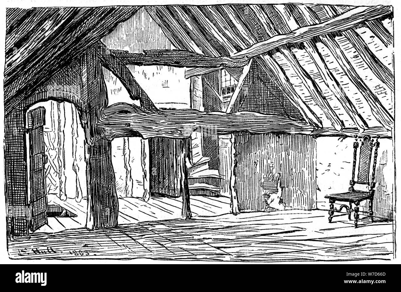 Shakespeare birthplace interior hi-res stock photography and images - Alamy