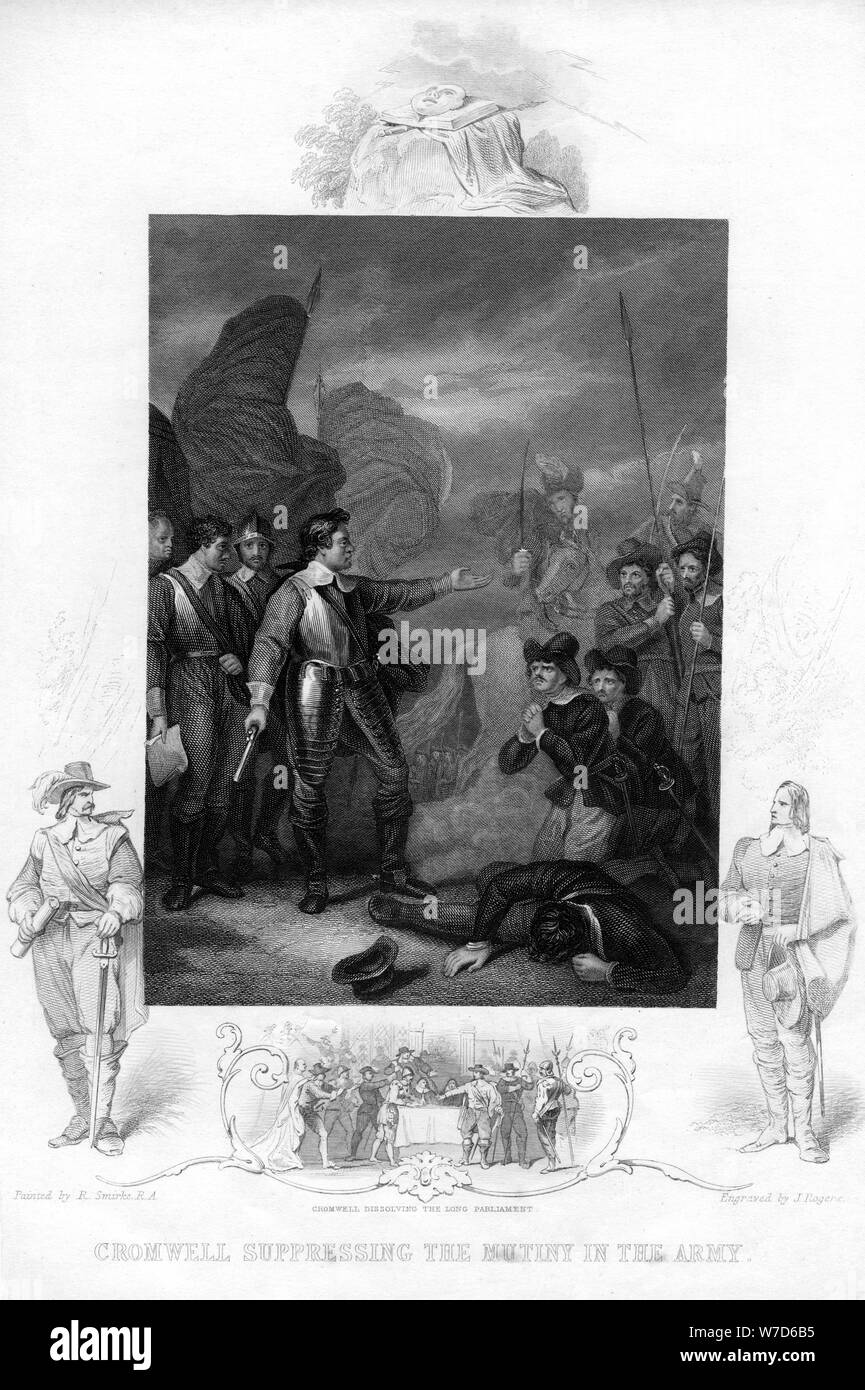 English civil war guns engraving hi-res stock photography and images ...