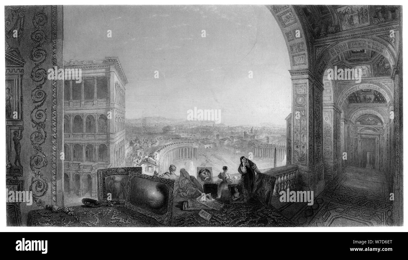 Rome, from the Vatican, late 19th century.Artist: A Willmore Stock ...