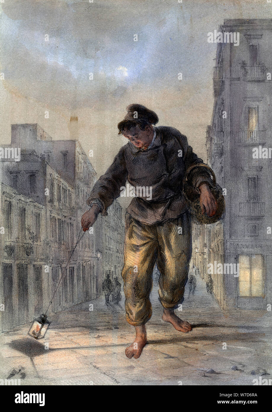 Victorian lamp man hi-res stock photography and images - Alamy