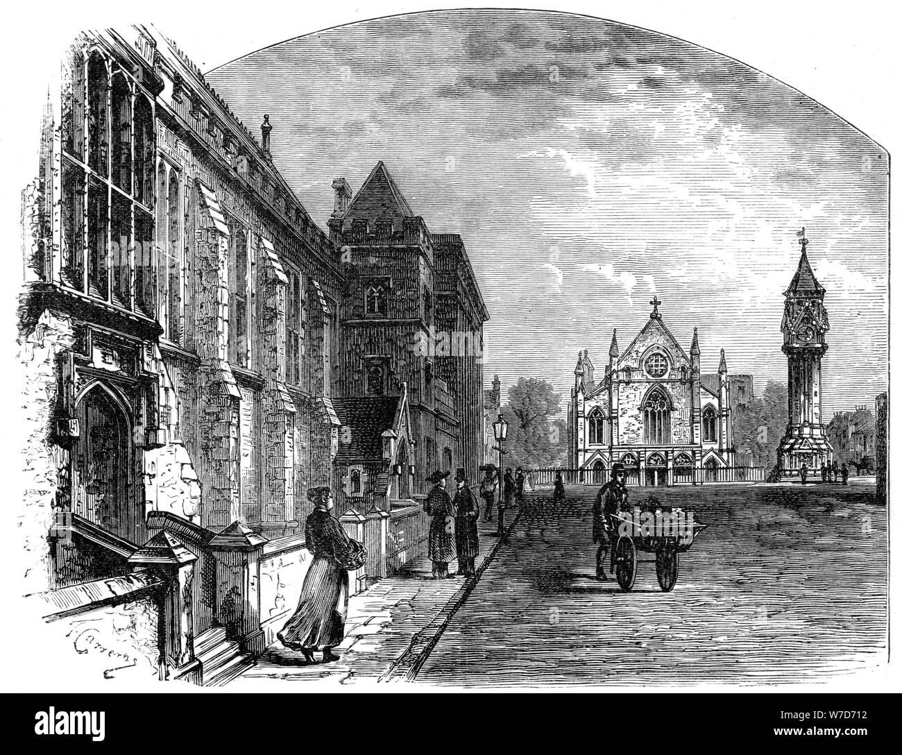 Pery Square, Limerick. c19th century Artist: Unknown Stock Photo - Alamy