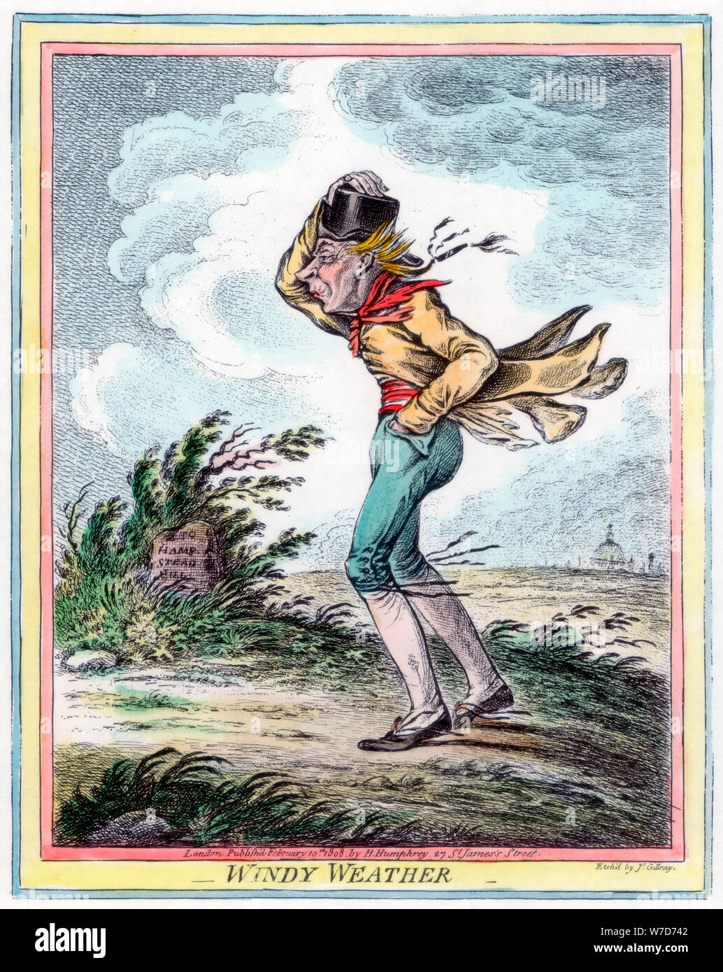 Windy weather hat hi-res stock photography and images - Alamy