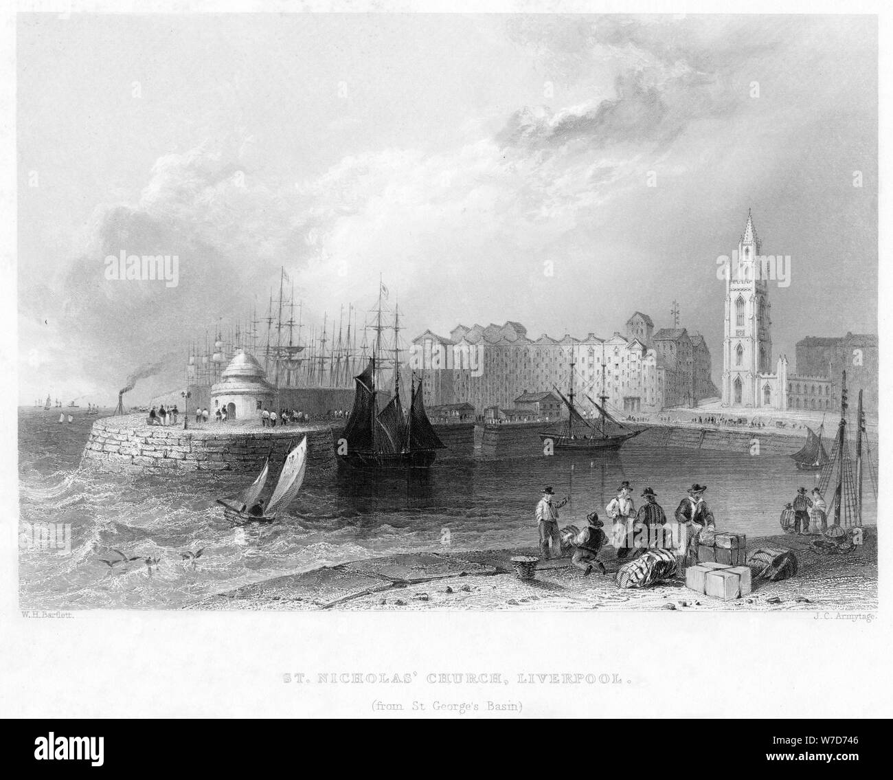 William henry bartlett hi-res stock photography and images - Alamy