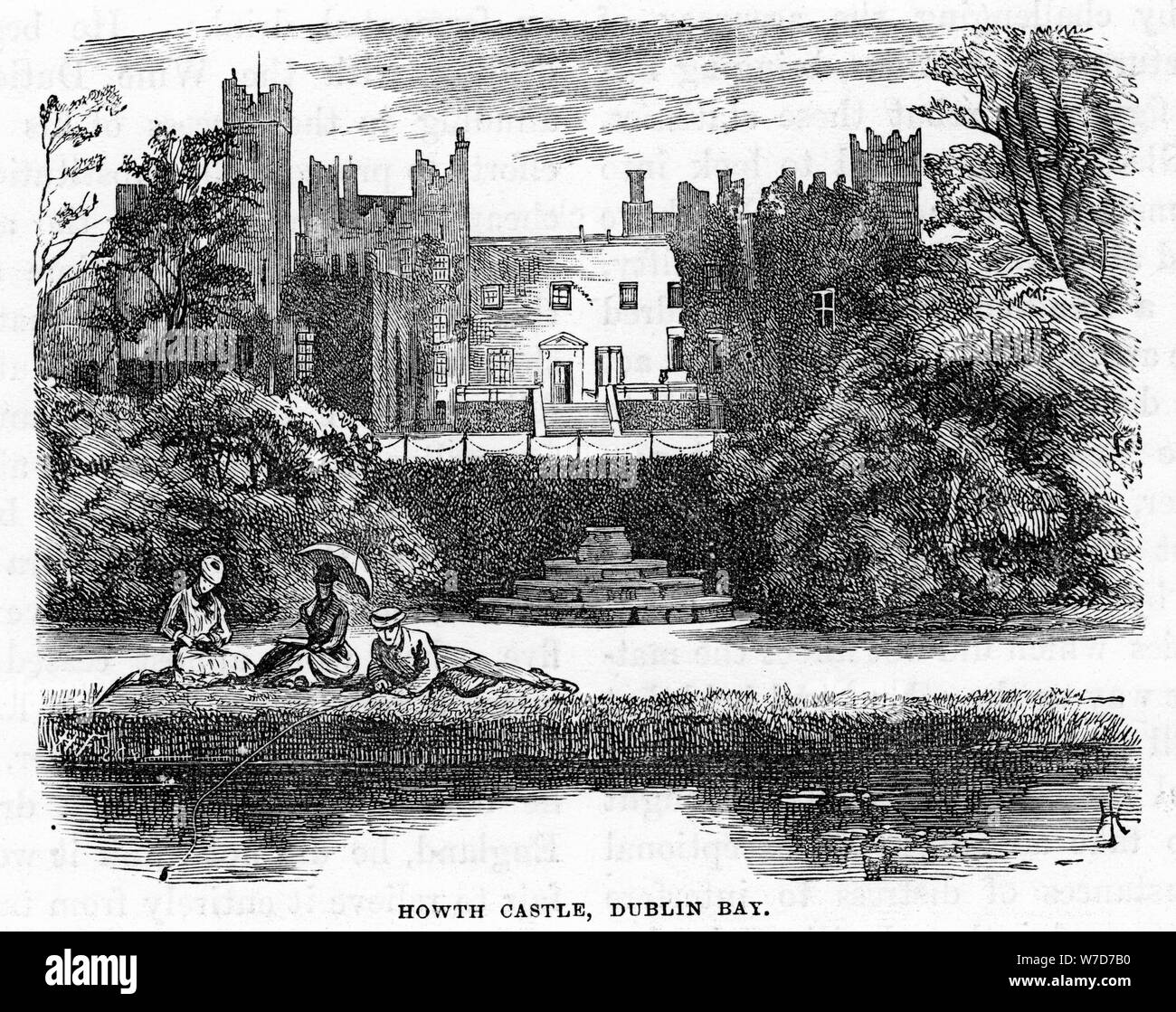 Howth castle garden hi-res stock photography and images - Alamy