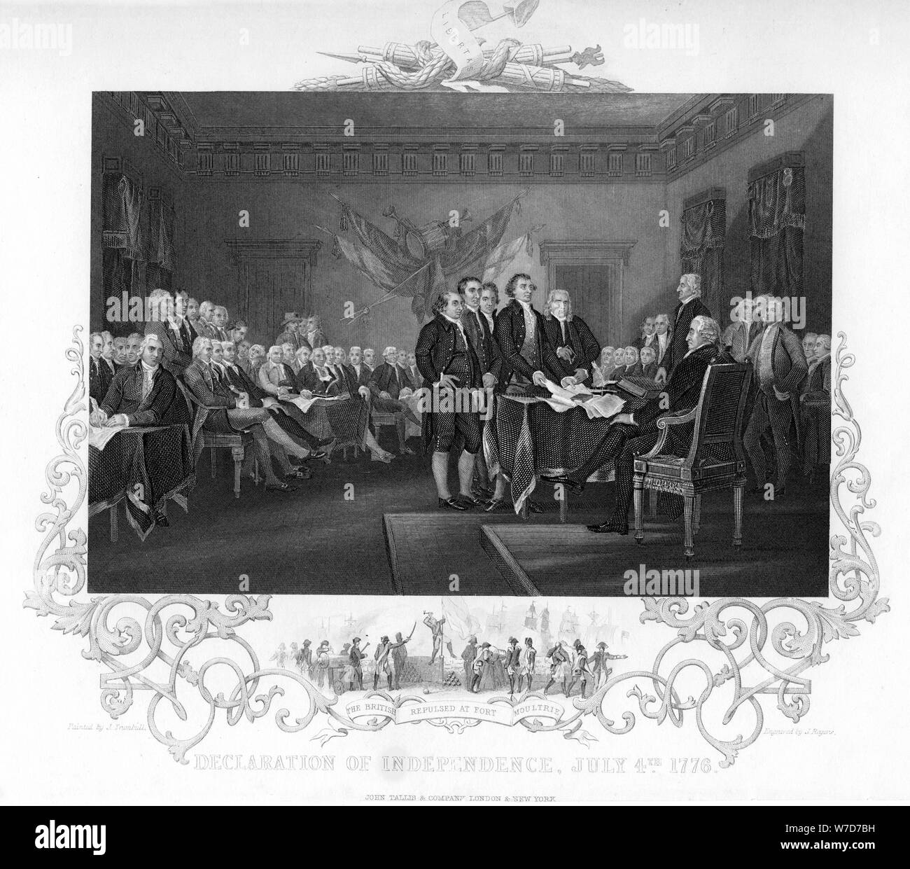 Trumbull declaration of independence hi-res stock photography and ...