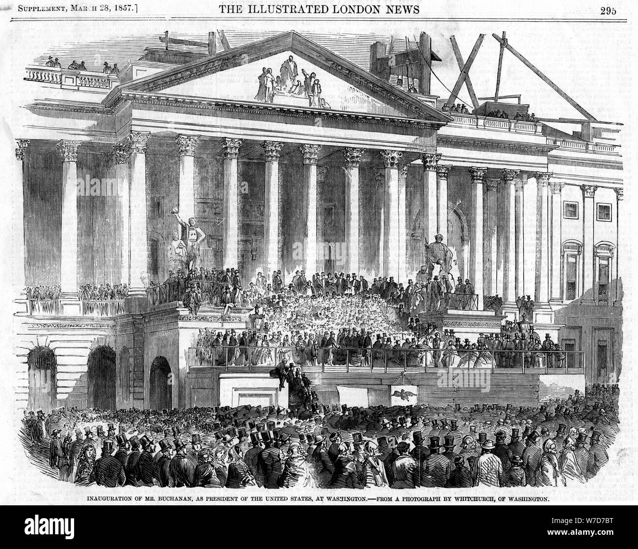The inauguration of James Buchanan as President, Washington, 1857 ...
