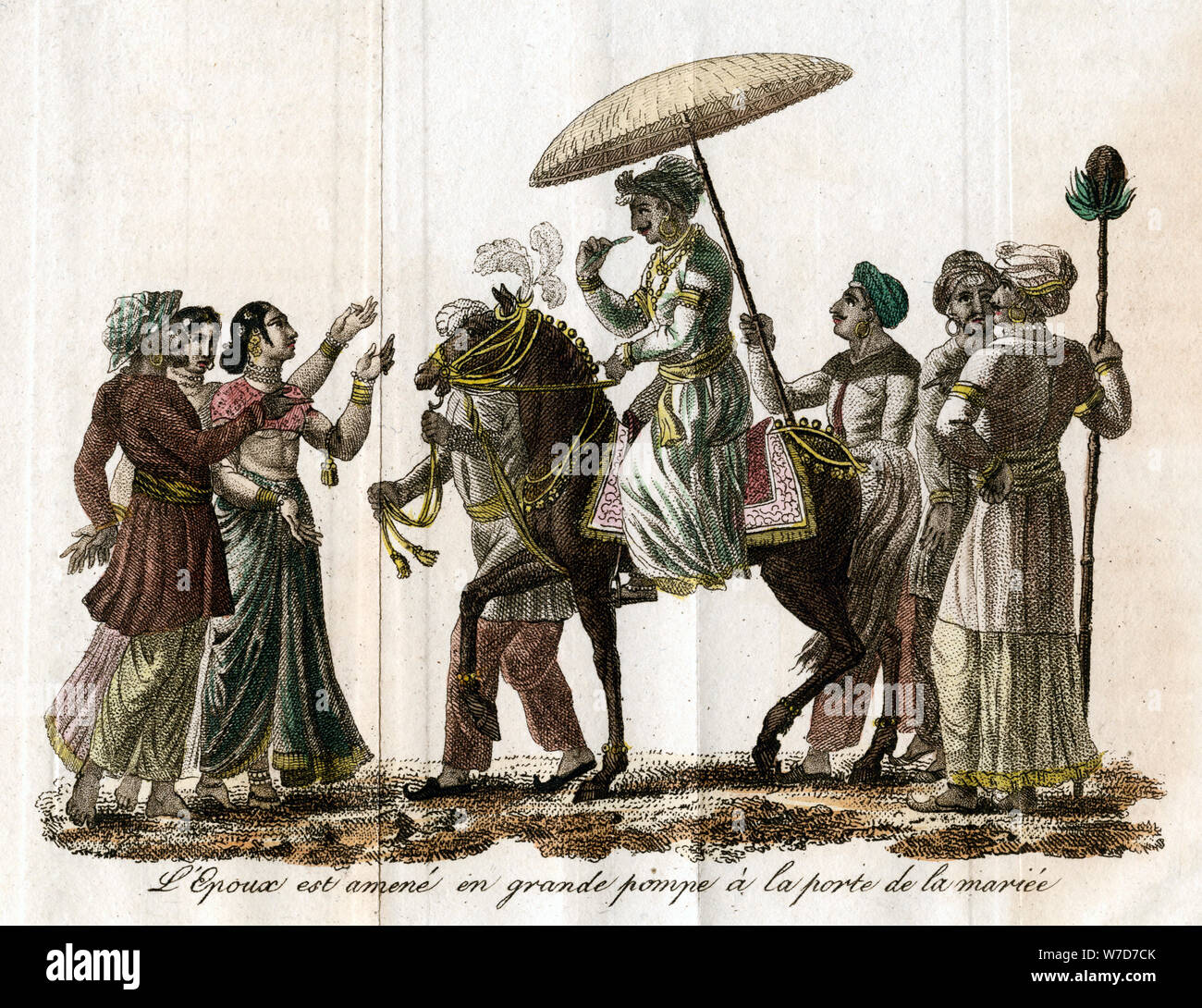 Indian wedding procession hi-res stock photography and images - Alamy