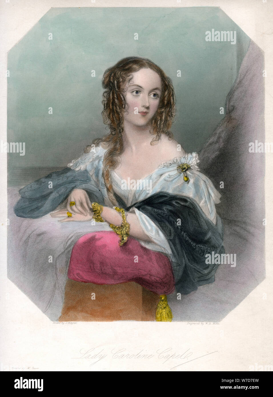 'Lady Caroline Capel', c1800-1820Artist: John Hayter Stock Photo - Alamy