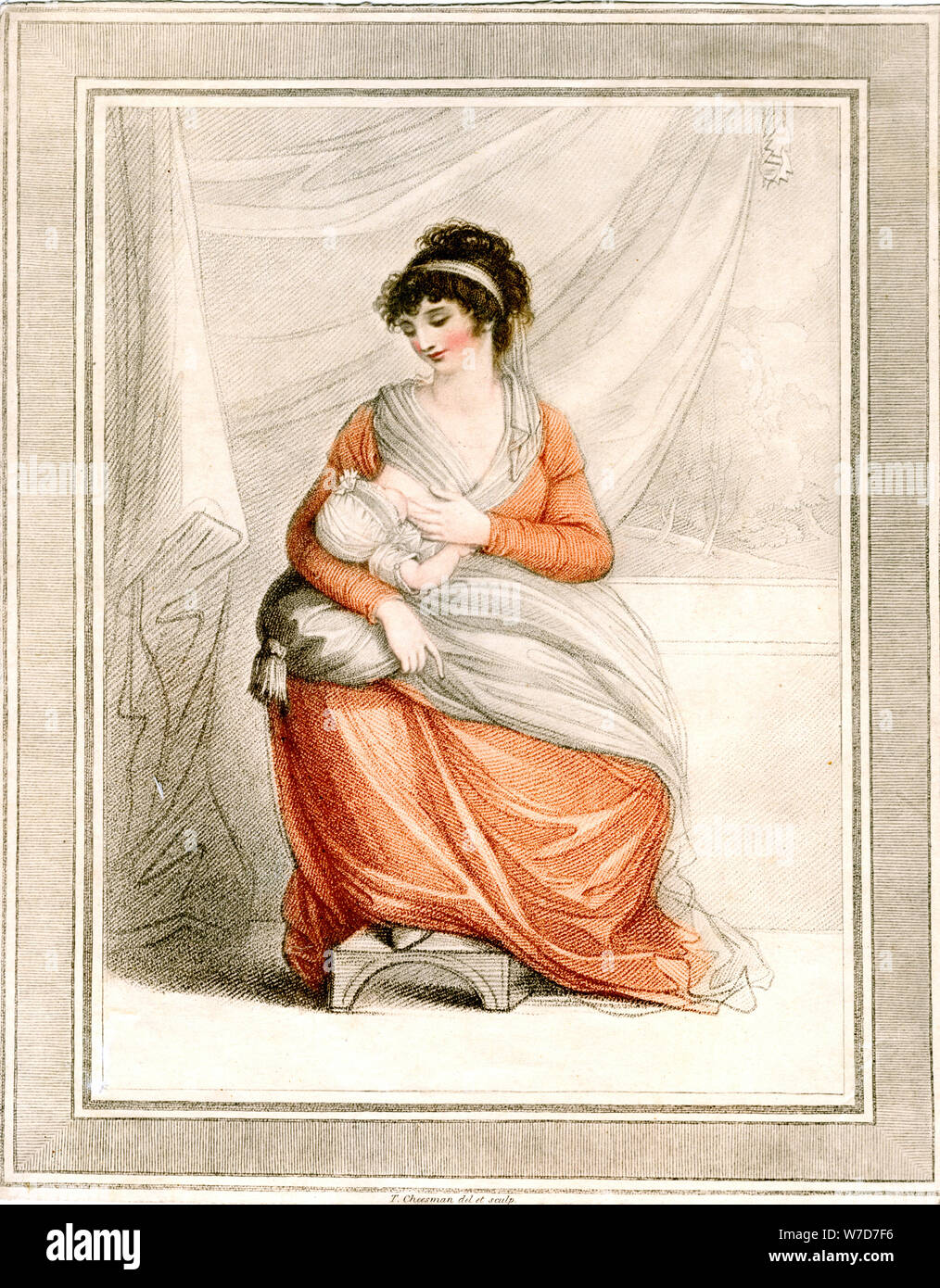 Woman breastfeeding her baby hi-res stock photography and images - Alamy